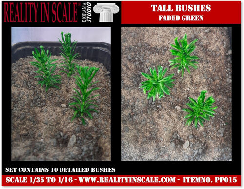 Reality in Scale PP015 Small Tree Type 2 - High Quality Plastic Plants