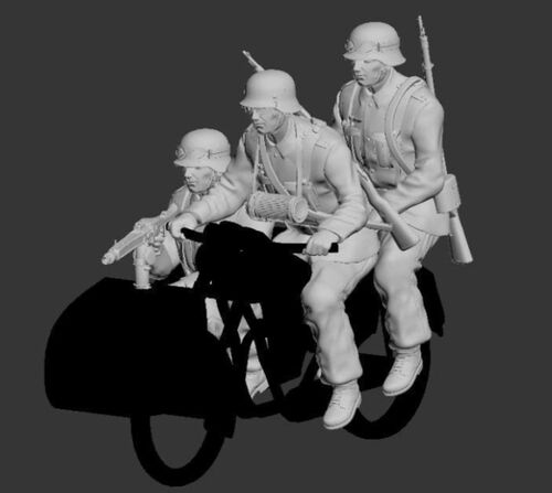 Peddinghaus-Decals 48231 German Motorbike Crew 3 Soldiers