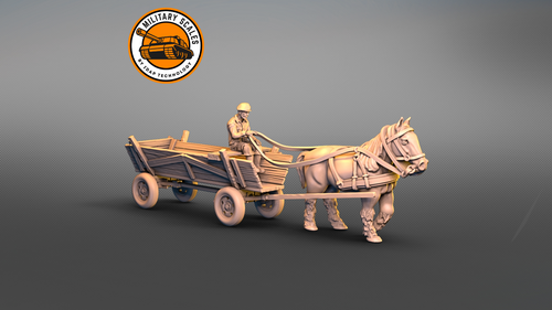 IDAP Technology PMI0464A Farm Horse Drawn Wagon