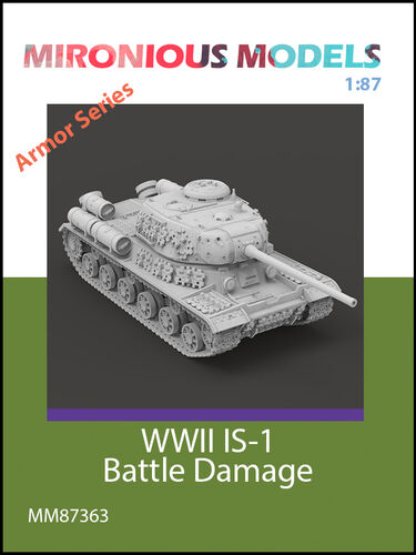 Mironious Models 87363 WWII IS-1 Battle Damage