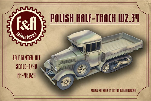 F&A Miniatures 48024 Polish Half-Truck WZ.34