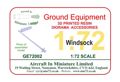 Aircraft In Miniature Ltd GE72002 Airfield Windsock (3D-Printed)