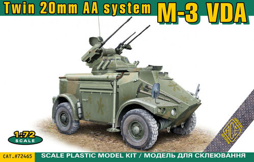 ACE 72465 Panhard M-3 VDA Twin 20mm AA system