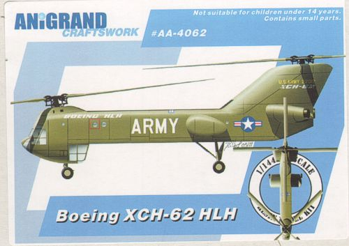 Anigrand Craftswork AA4062 Boeing XCH-62 HLH - Heavy lift helicopter program