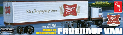 AMT/ERTL 1234 Fruehauf 40' Semi Trailer Miller Beer