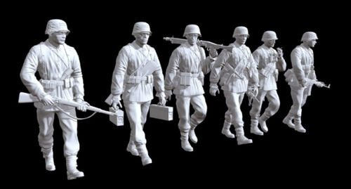 Peddinghaus-Decals 87F052 Soldiers of the Waffen SS walking (6 figures)