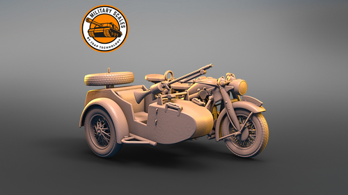 IDAP Technology PMI0209C Zundapp KS750 with sidecar