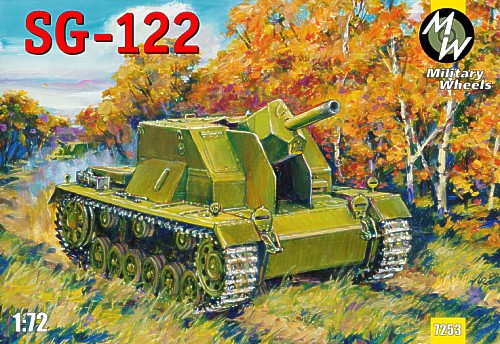 Military Wheels 7253 Soviet SG 122 with A-30 howitzer