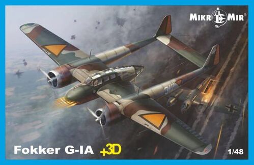 Mikromir 48-016P Fokker G-1A + 3D Engines