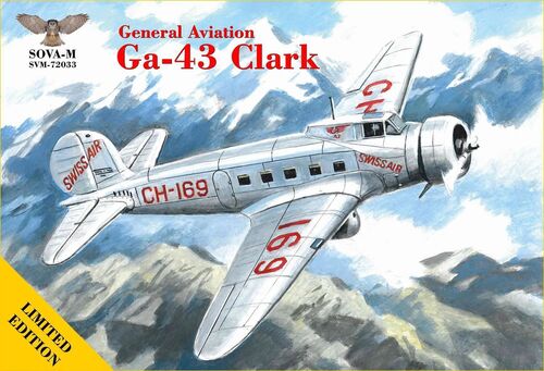SOVA-M 72033 General Aviation Ga-43 Clark Swiss Air