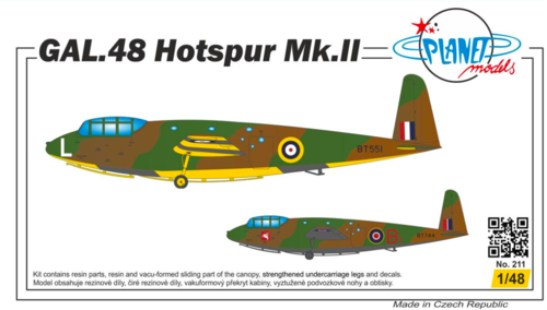 Planet Models 211 GAL 48 Hotspur Mk.II