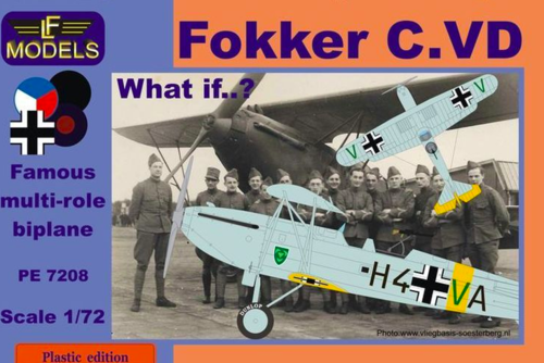 LF Models PE7208 Fokker C.VD What If? Luftwaffe, Czech, UK, Spanish civil war