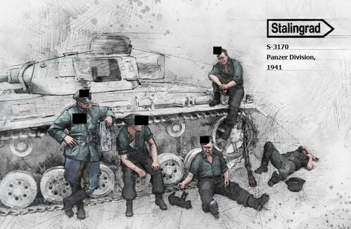 Stalingrad 3170 Panzer Division, 1941 Big Set