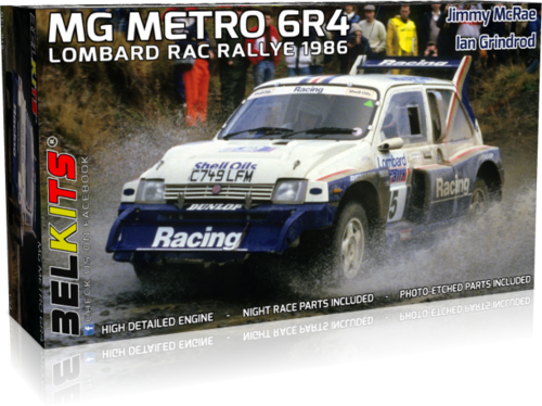 BelKits 016 MG METRO 6R4, Lombard RAC Rallye 1986