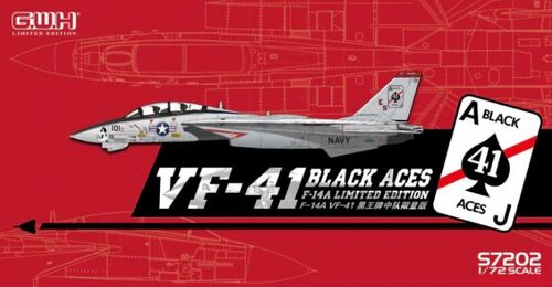 Lion Roar S7202 US Navy F-14A VF-41 Black Aces