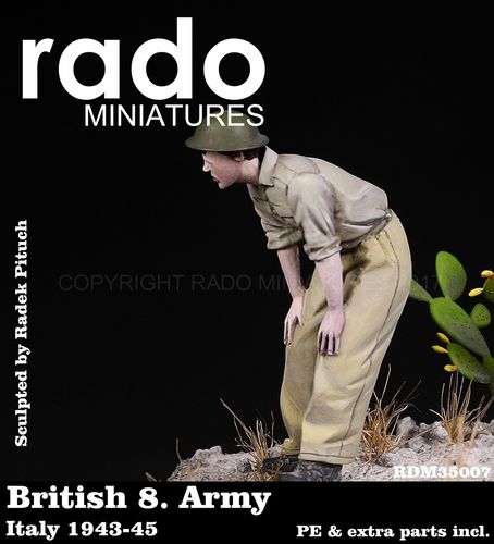 Rado Miniatures 35007 British 8. Army Italy 1943-45 PE & extra parts included