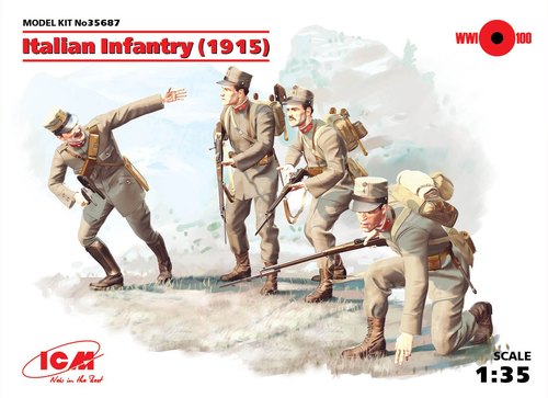 ICM 35687 Italian Infantry (1915) (4 figures)