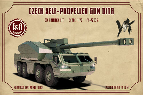 F&A Miniatures 72036 Czech Self-Propelled Gun Dita
