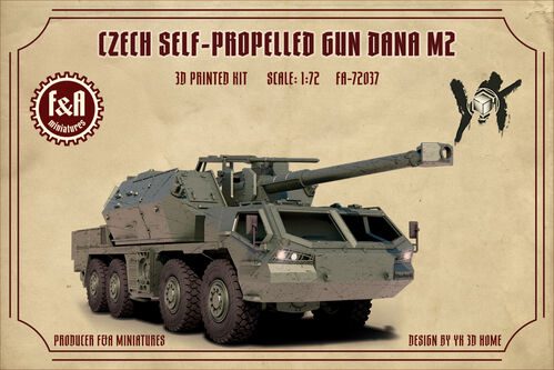 F&A Miniatures 72037 Czech Self-Propelled Gun Dana M2