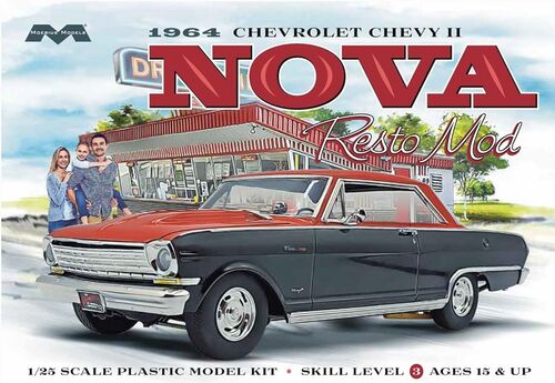 Moebius 2321 1964 Chevy II Nova Resto Mod Car