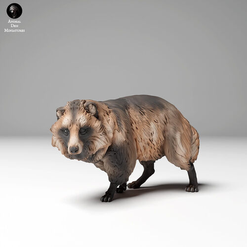 EMP3D 72130296 Tanuki - japoński jenot - idący (2 sztuki)