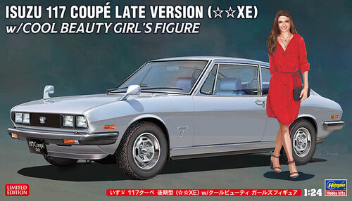 Hasegawa SP604 Isuzu 117 Coupe Late Version (XE) With Cool Beauty Girl's Figure