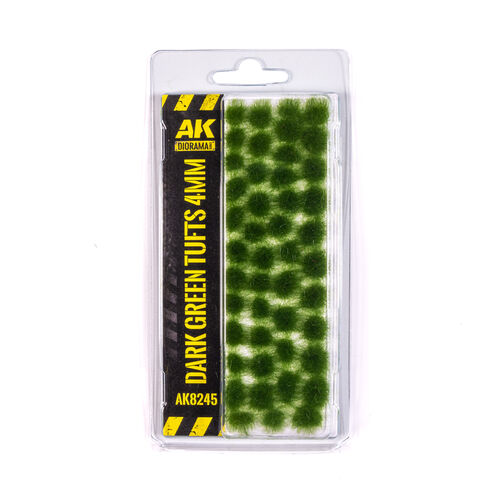 AK-Interactive 8245 Dark Green Tufts (4 mm)