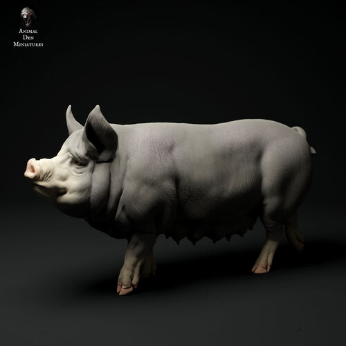 EMP3D 35130312 Świnie / berkszyry - locha idąca (2 sztuki)