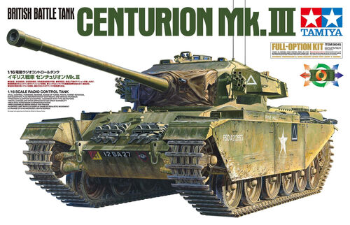 Tamiya 56045 RC British Battle Tank Centurion Mk.III Full-Option Complete Kit
