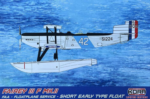 Kora Models KPK72186 Fairey IIIF Mk.II FAA - Float Plane Service - Short Early Type Float