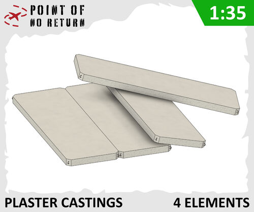 Point Of No Return 35-22021 Reinforced Concrete Road Plate (3,0 x 1,0 m)