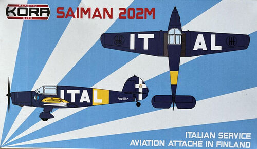 Kora Models KPK72180 Saiman 202M - Italian aviation Attache in Finland