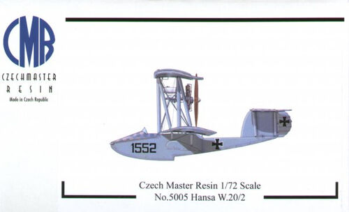 Czech Master Resin 72-5005 Hansa-Brandenburg W.20/2 flying boat (with decals)