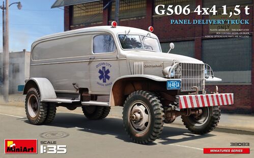 MiniArt 38083 G506 4x4 1,5t Panel Delivery Truck