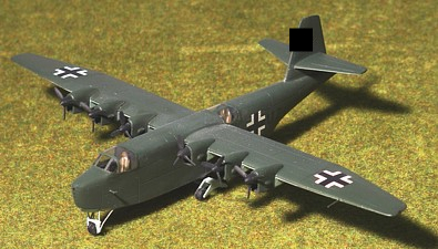 Anigrand Craftswork AA2042 Blohm and Voss FG.227 - 6-engines baby flying boat test bed for BV.238