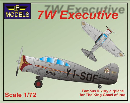 LF Models LF72107 Spartan 7W Executive - Famous Luxury Airplane For The King Ghazi Of Iraq