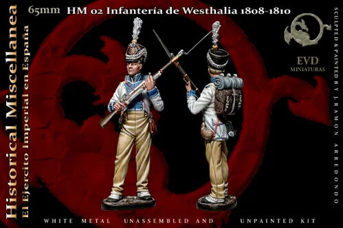 El Viejo Dragon HM02 Westphalian Infantryman - The Imperial Army In Spain 1808-1810