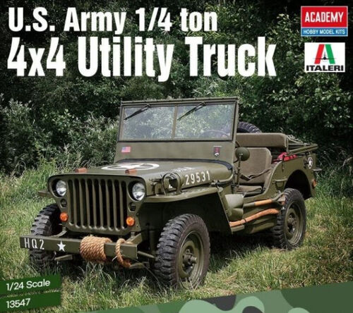 Academy 13547 U.S. Army 1/4 Ton 4x4 Utility Truck
