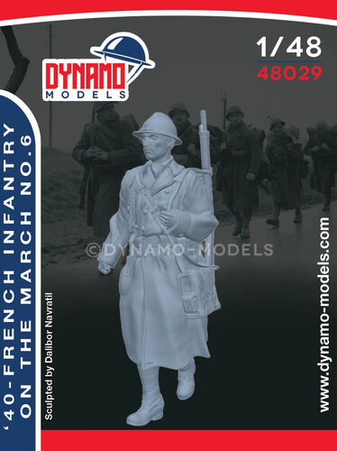 Dynamo-Models 48029 '40 - French Infantry On The March No.6
