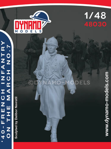 Dynamo-Models 48030 '40 - French Infantry On The March No.7