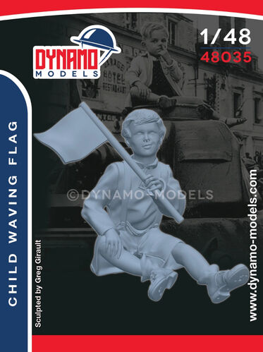 Dynamo-Models 48035 Child Waving Flag