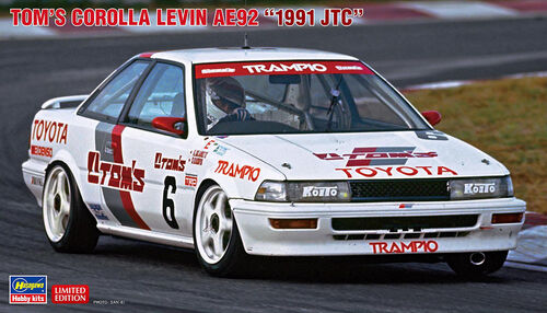 Hasegawa 20624 Tom's Corolla Levin AE92 '1991 JTC'