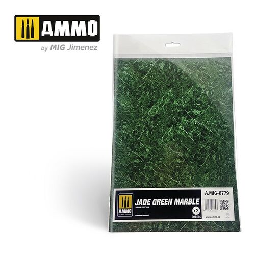 AMMO of Mig Jimenez 8779 Jade Green Marble - Sheet