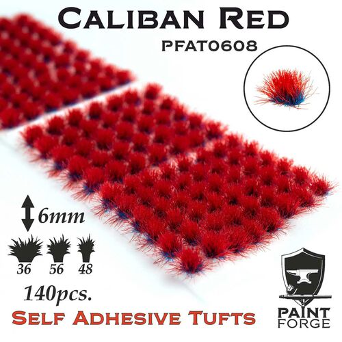 Paint Forge PFAT0608 Caliban Red Alien Tufts 6mm