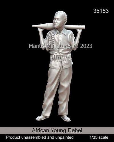 Mantis Miniatures 35153 African Young Rebel