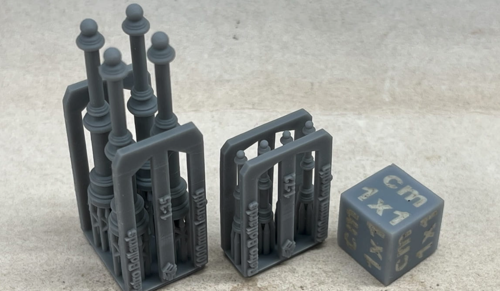 EMP3D 72120216 Słupki ozdobne retro 1000mm - 4 sztuki