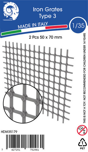 HD Models 35179 Iron Grates type 3