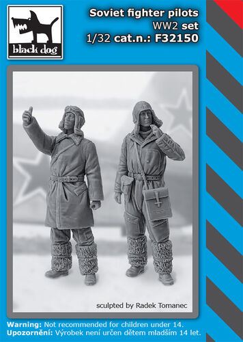 Black Dog F32150 Soviet fighter pilots WWII set