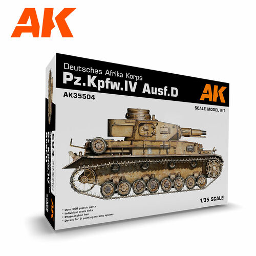 AK-Interactive 35504 Pz.Kpfw.IV Ausf.D Deutsches Afrika Korps