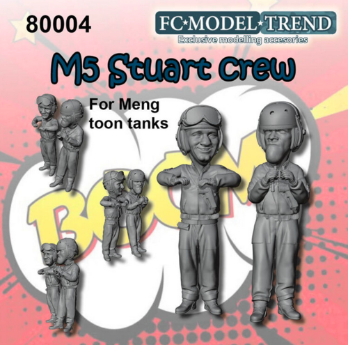FC ModelTrend 80004 M5 Stuart crew. Toon.